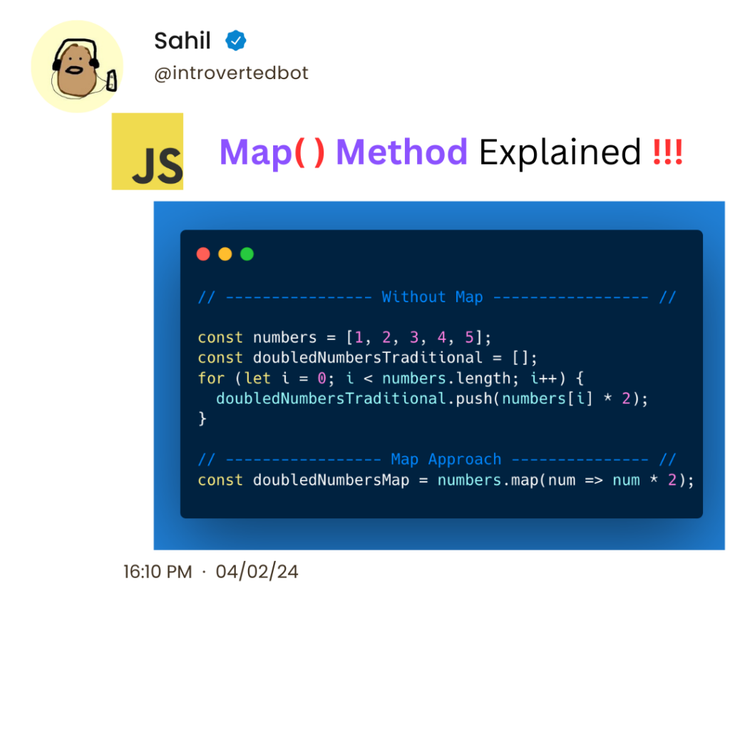 JavaScript Map 메소드 마스터하기: 문법부터 코드 예제까지 체계적인 가이드 | 디지털노마드의 블로그